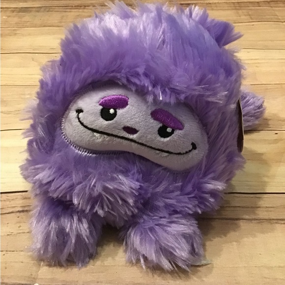 giggle scape | Toys | Giggle Scape Furry Monster Purple Plush 6 New ...